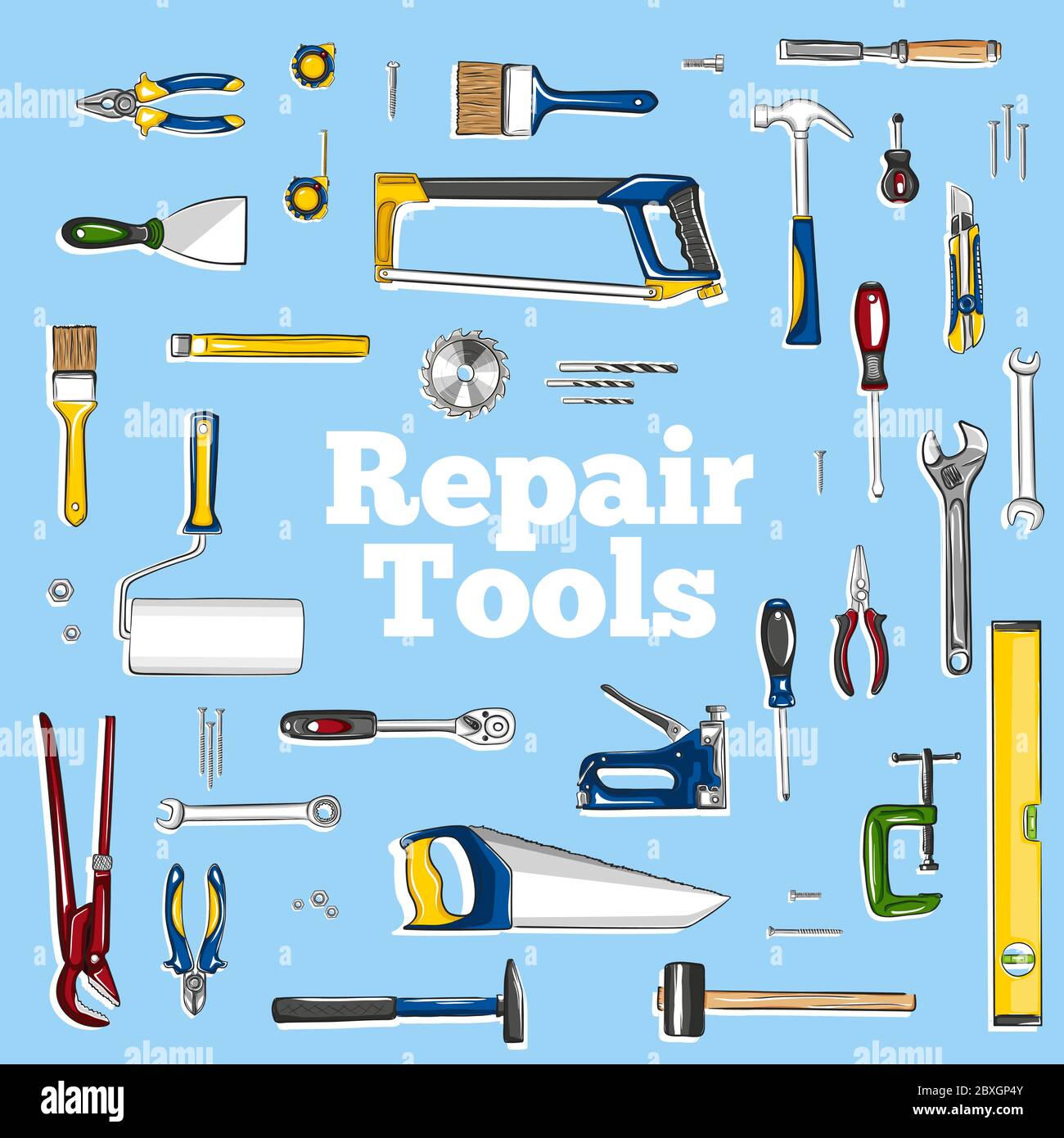 Screwdriver icon in cartoon Stock Vector Images - Alamy