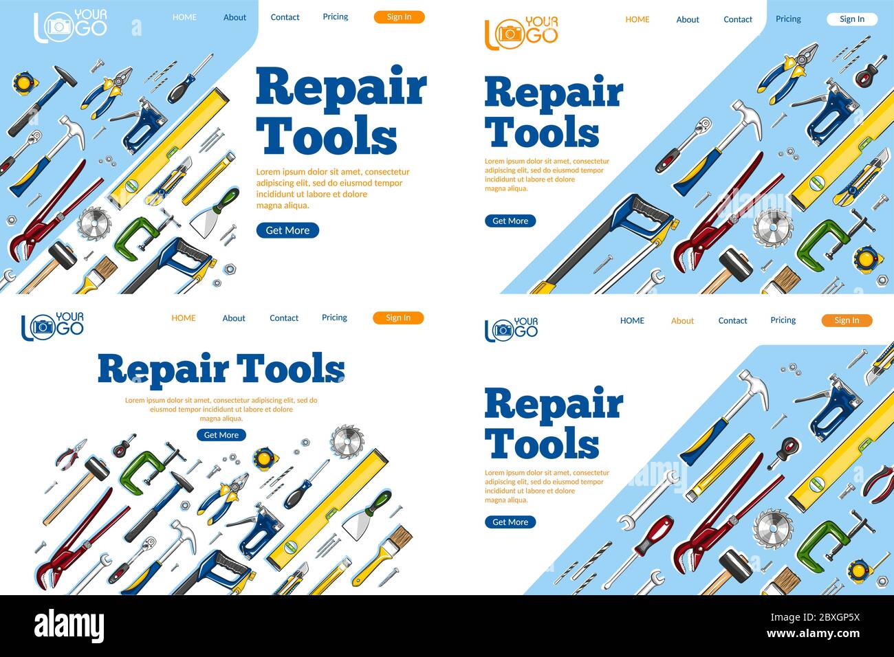 Repair craftsmanship Stock Vector Images - Alamy
