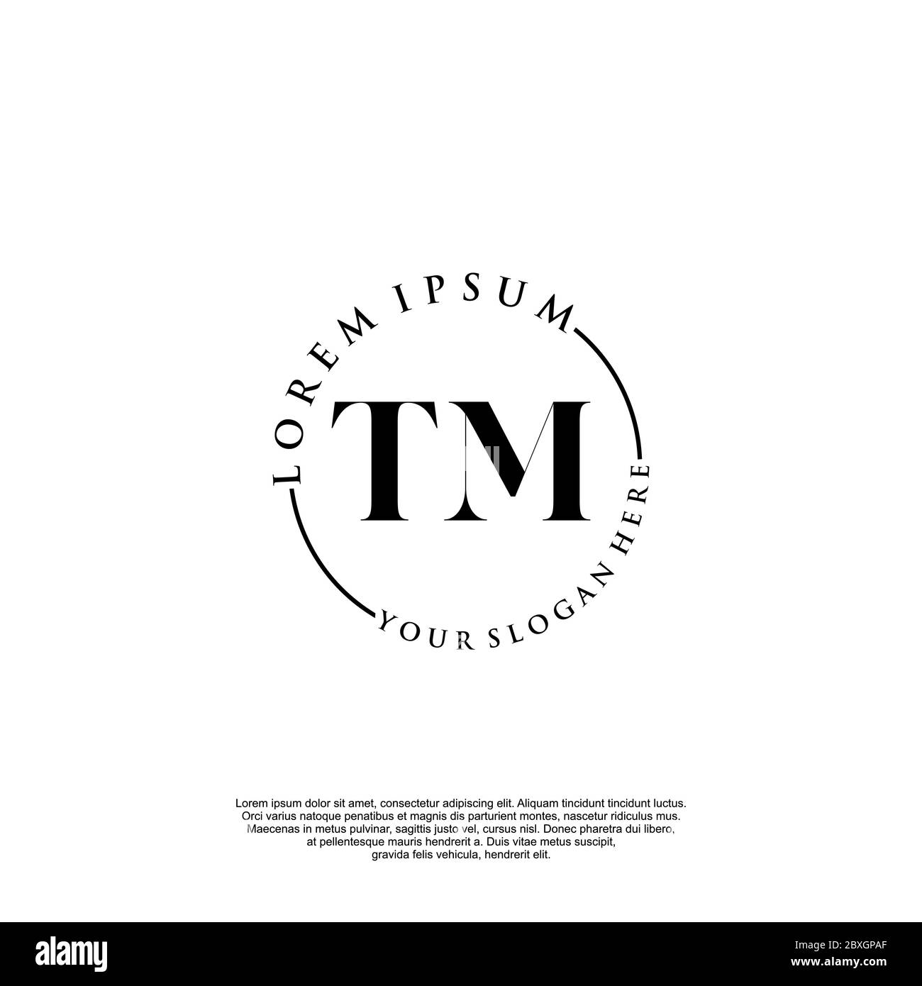 Tm letter Stock Vector Images - Alamy