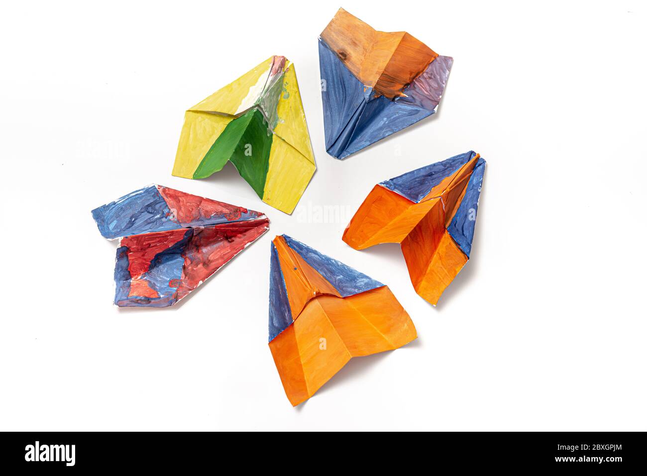 Colorful Paper Airplane