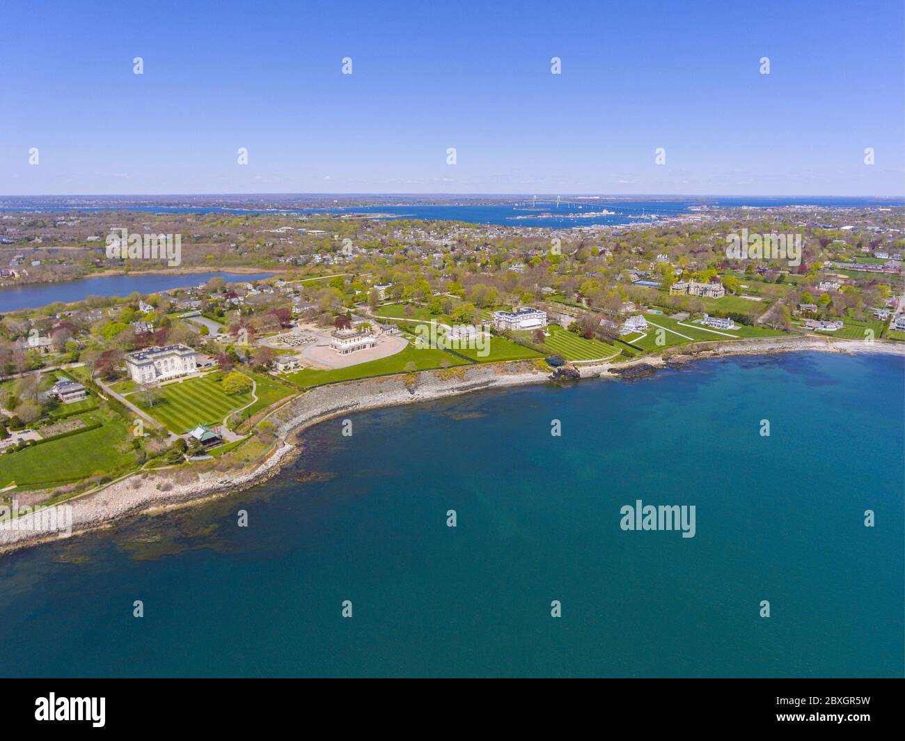 Newport Rhode Island Aerial View High Resolution Stock Photography and ...