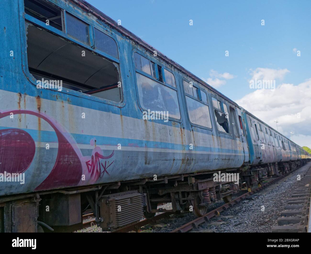 Shipping container graffiti hi-res stock photography and images - Alamy