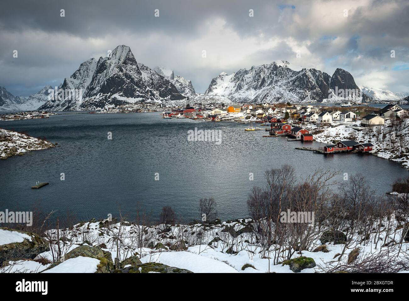 Lofoten islands is an archipelago in the county of Nordland, Norway ...