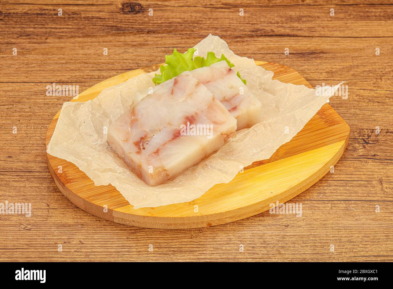 Raw dietary pollock fish fillet for cooking Stock Photo - Alamy