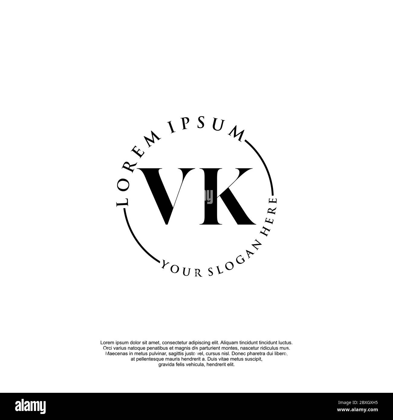 Initials vk hi-res stock photography and images - Alamy