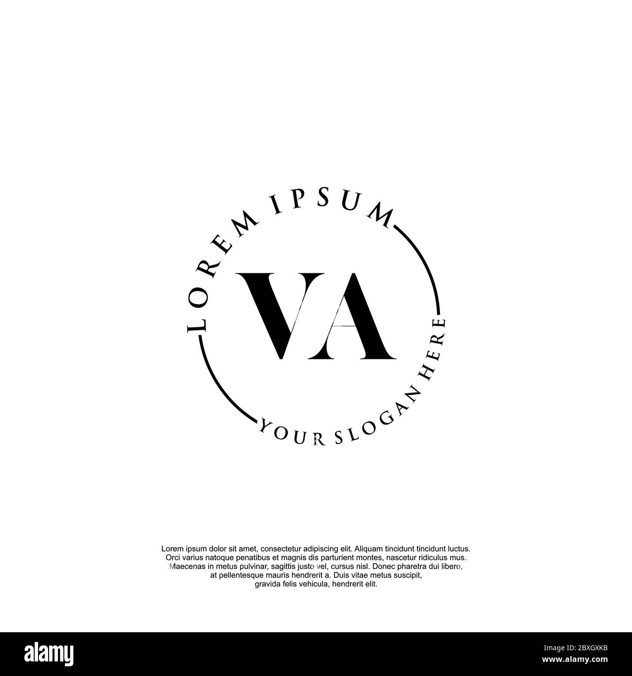 Initial va logo hi-res stock photography and images - Alamy