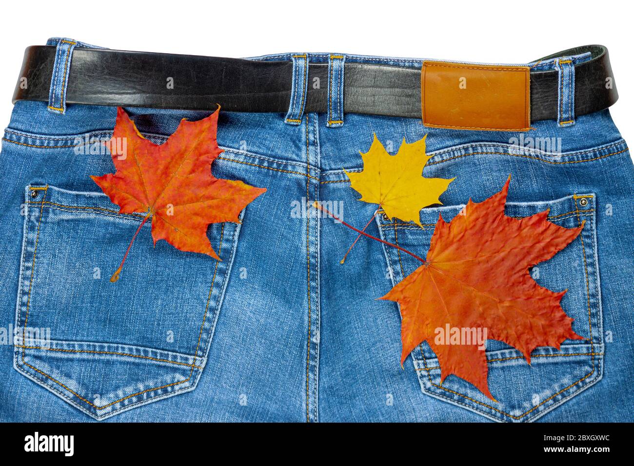 Men's denim top on white hi-res stock photography and images - Alamy