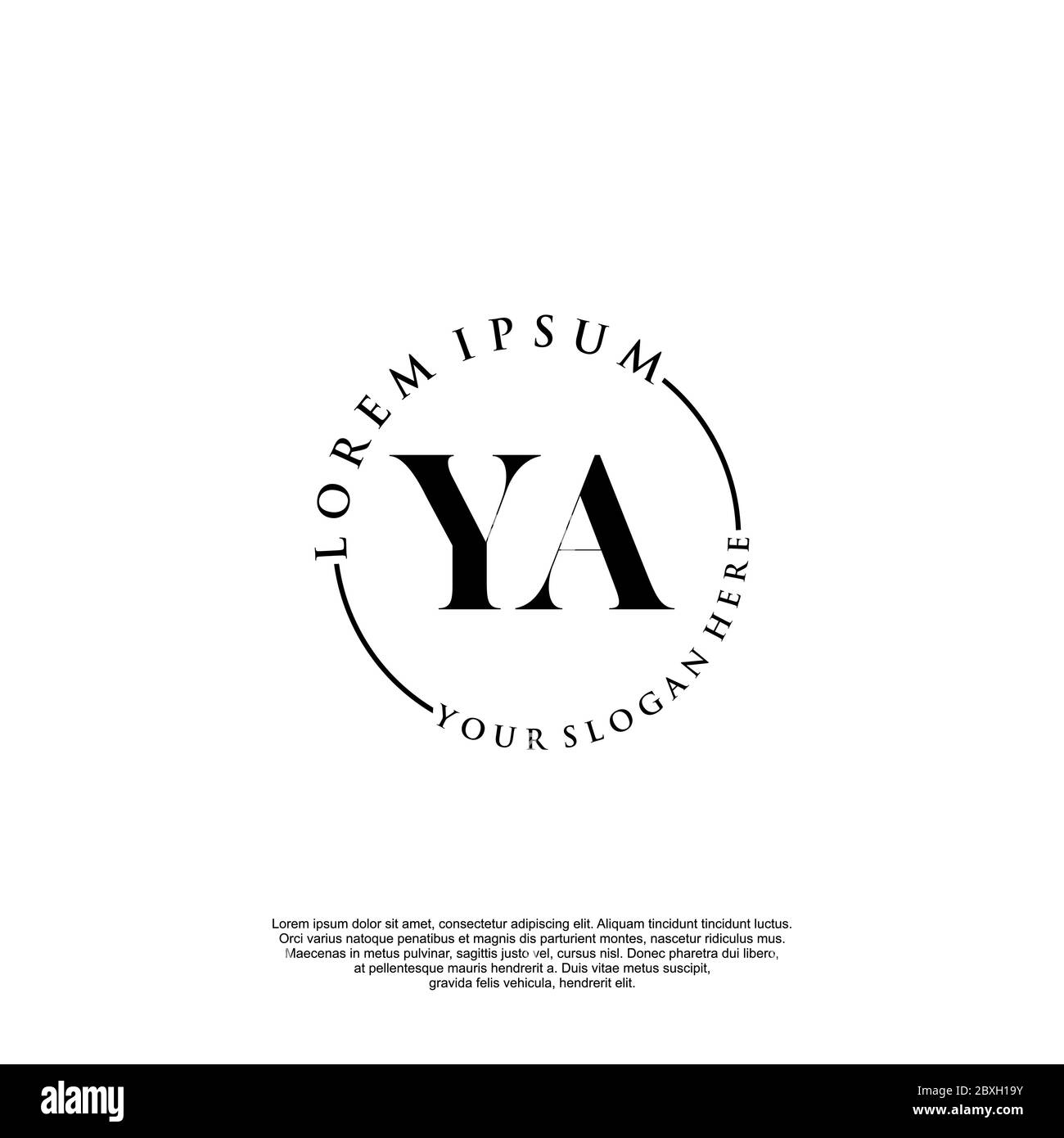 Ya logo vector vectors hi-res stock photography and images - Alamy