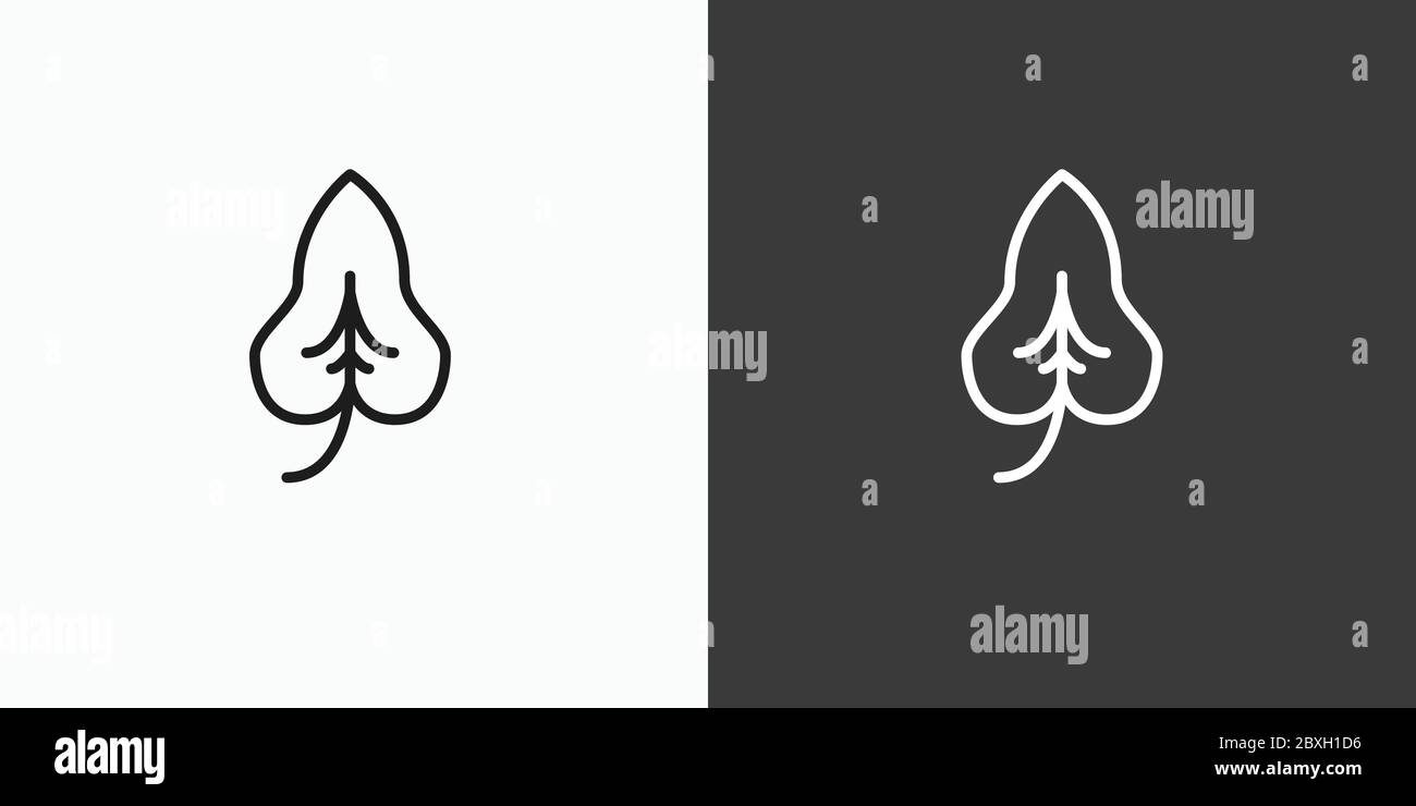 Editable leaf logo vector Stock Vector Image & Art - Alamy