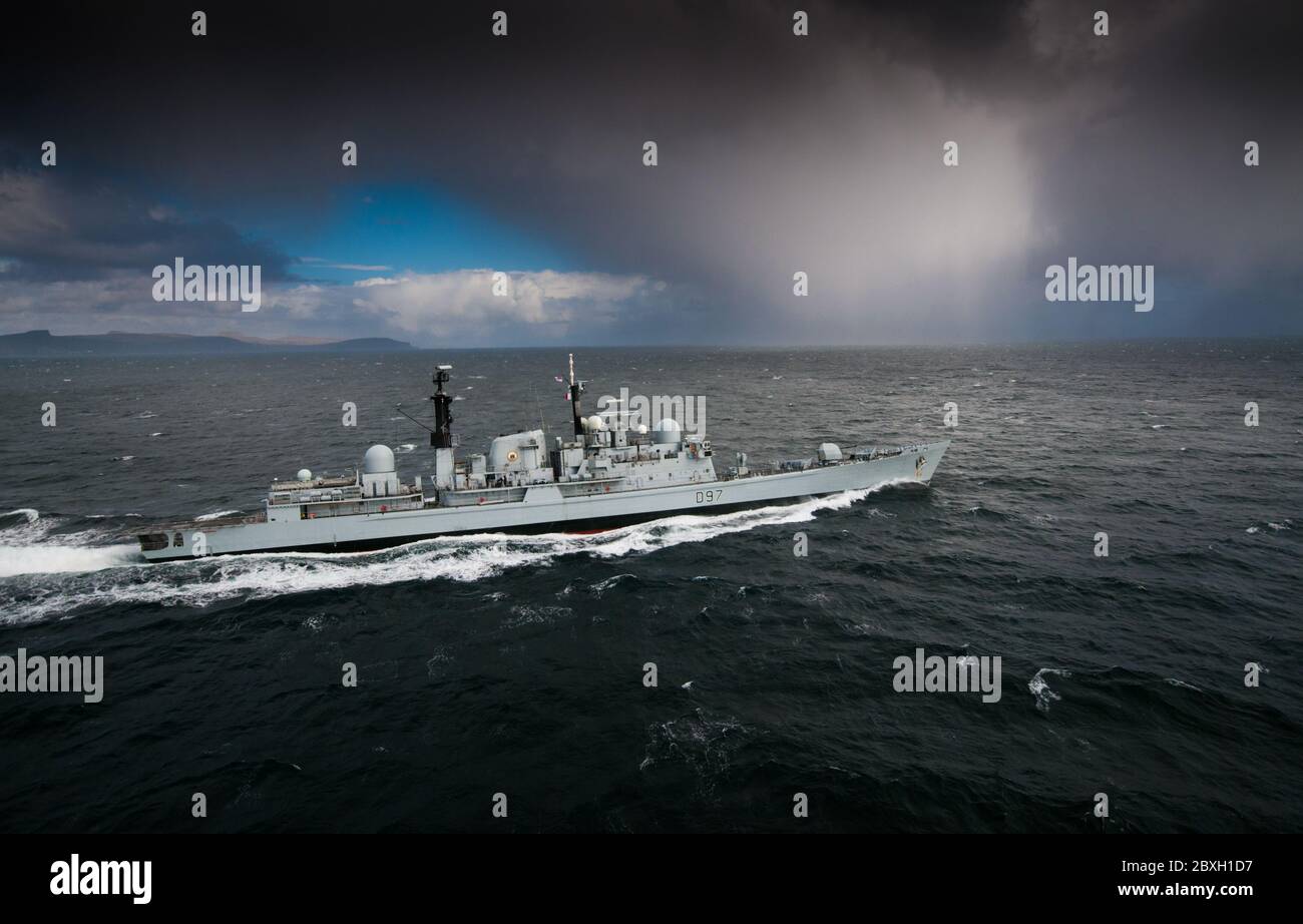 HMS Edinburgh is the last of 14 Type 42 destroyers which have been in ...