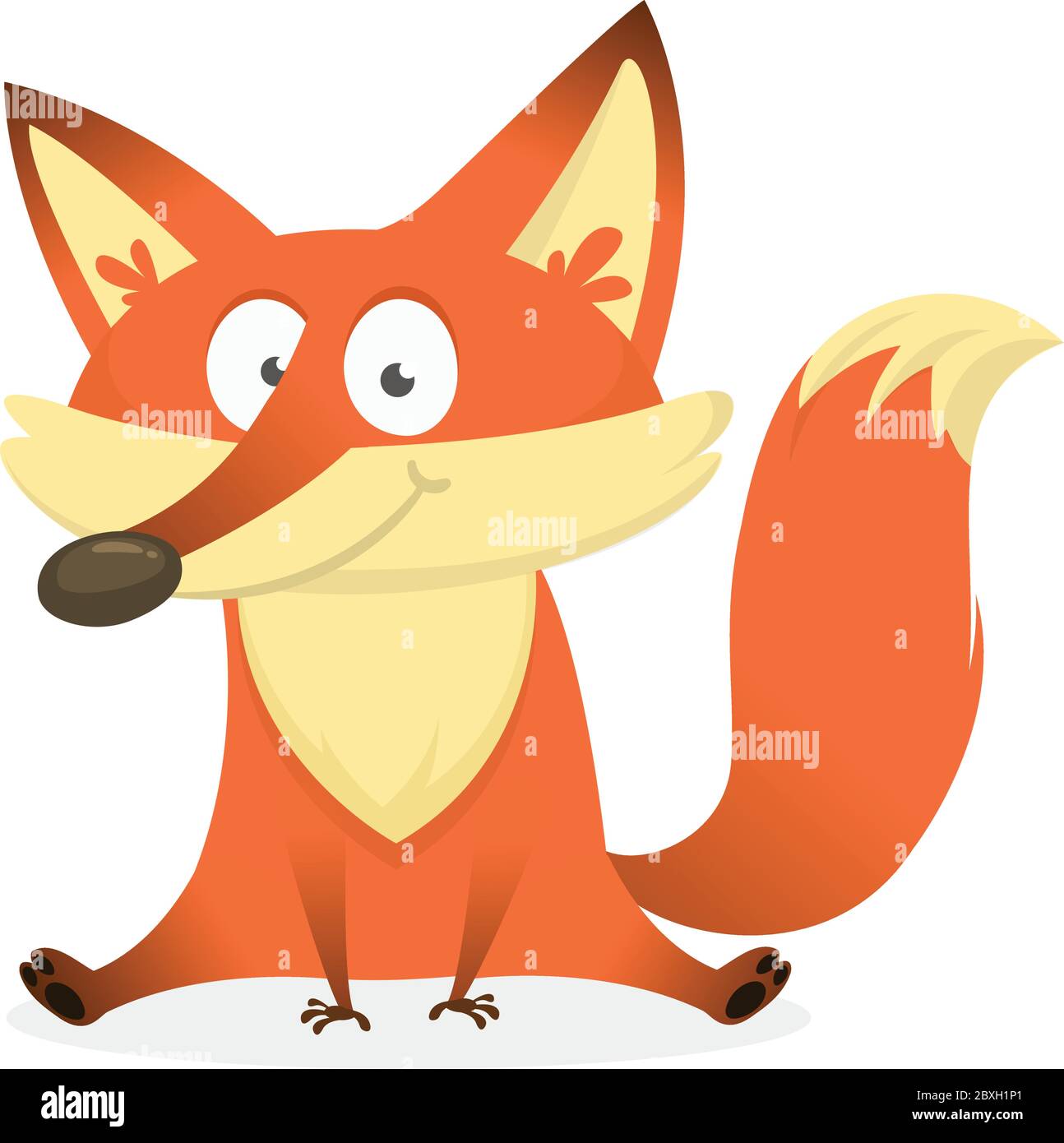 Fox cartoon hi-res stock photography and images - Alamy