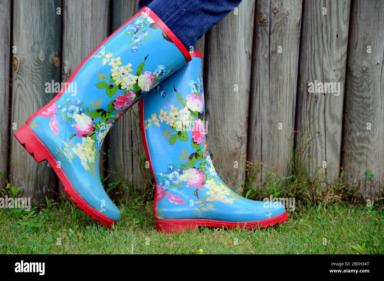 My prettiest rubber boots I ever had Stock Photo - Alamy