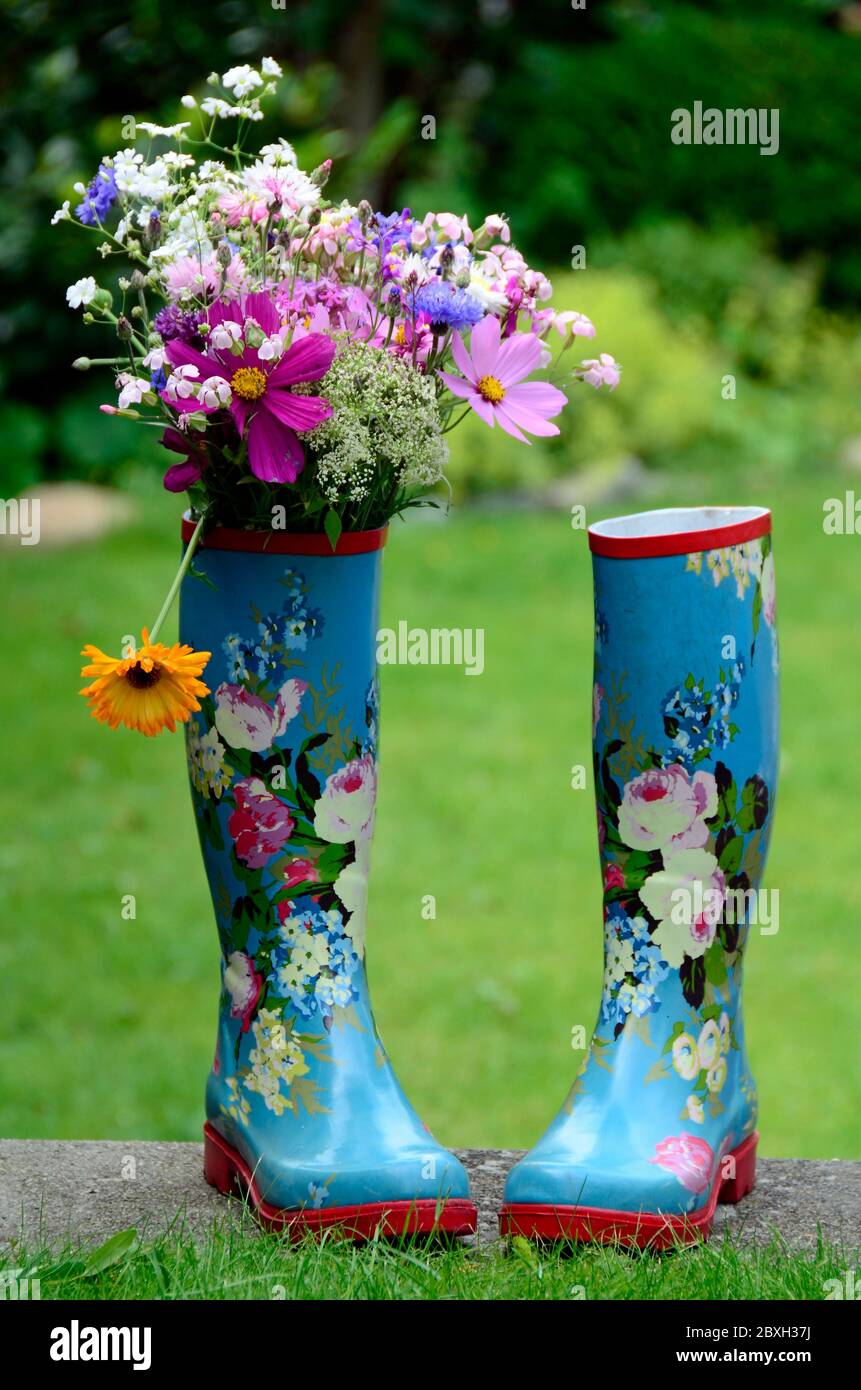My prettiest rubber boots I ever had Stock Photo - Alamy