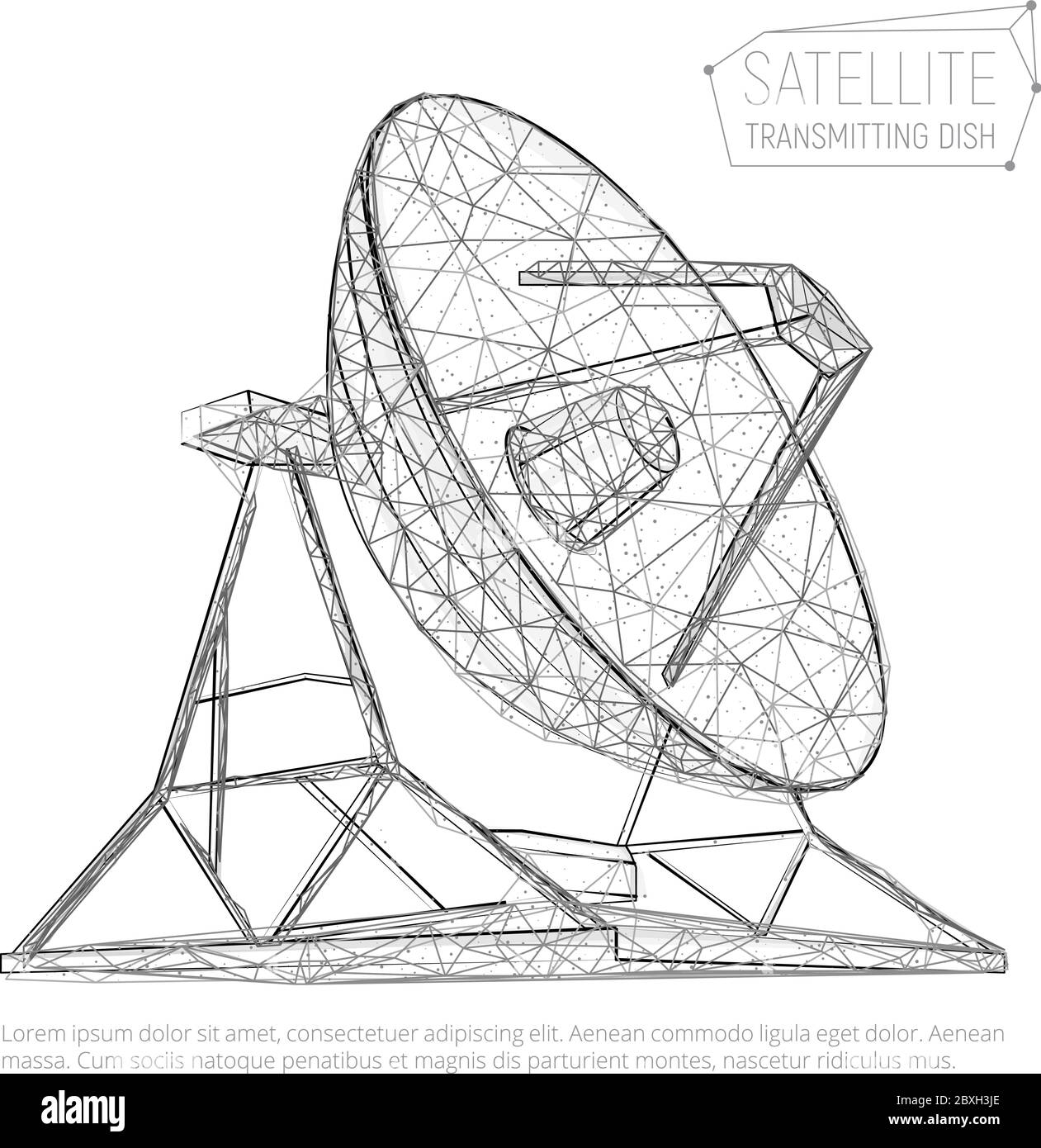 Satellite Dish In Space