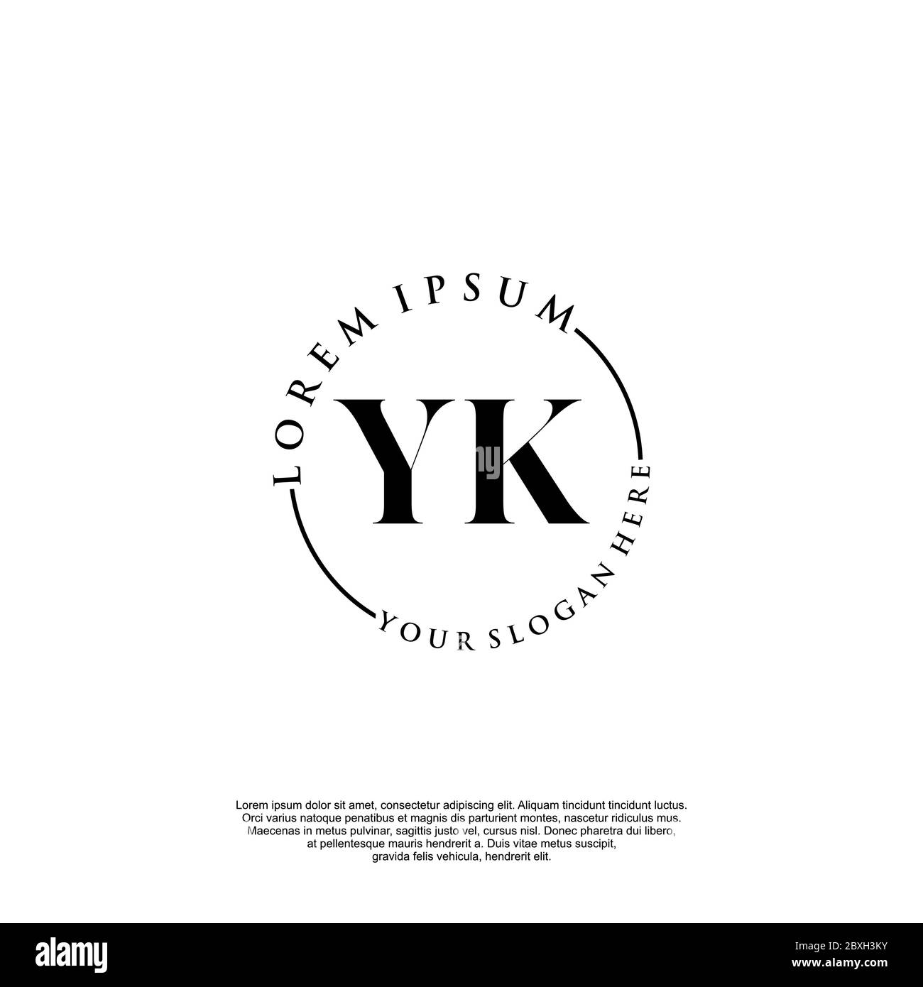 Yk symbol Stock Vector Images - Alamy