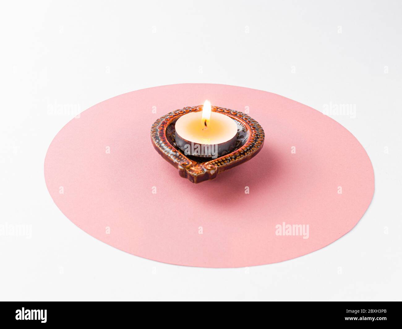 Decorated diya photo for indian festivals Stock Photo - Alamy