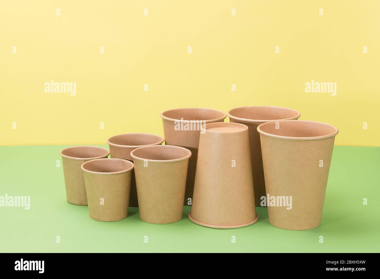 Disposable cup sizes hi-res stock photography and images - Alamy