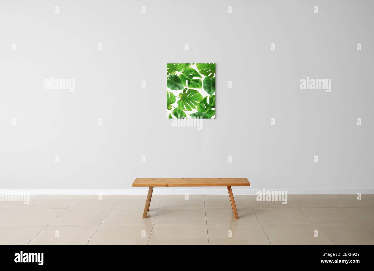 Interior of modern art gallery Stock Photo - Alamy