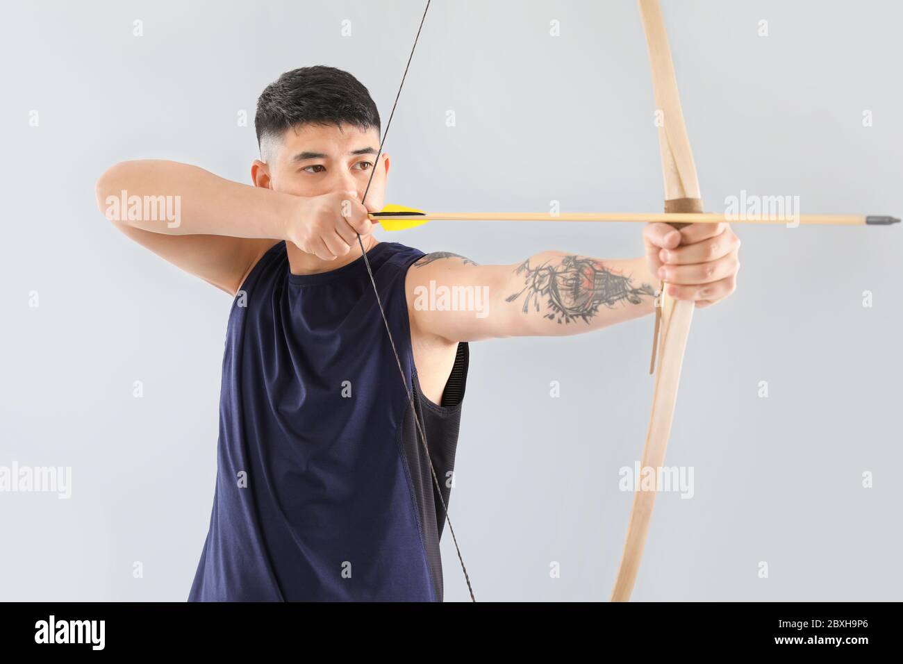 Archer archery adult asian hi-res stock photography and images - Alamy