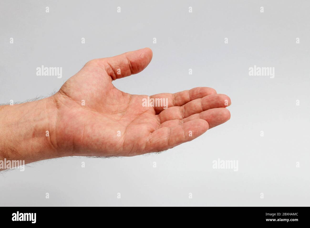 Gesture of begging hands. A person who needs help Stock Photo - Alamy