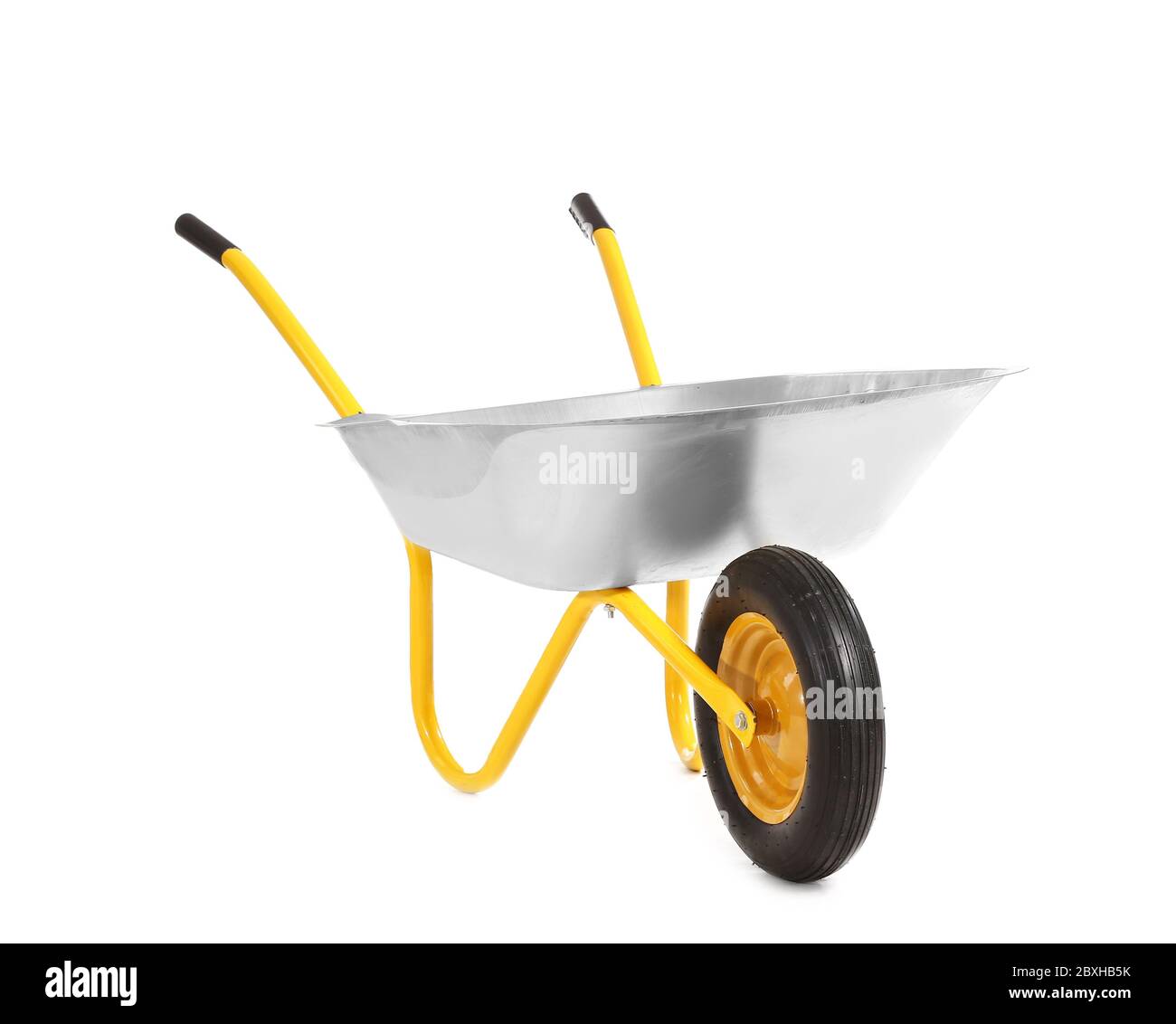 Empty wheelbarrow Cut Out Stock Images & Pictures - Alamy
