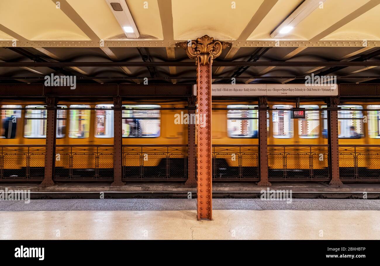 M1 metro line is the first metro line in Budapest and was the first ...