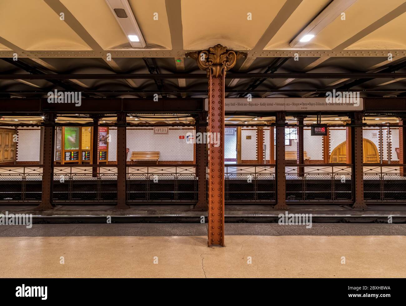 M1 metro line is the first metro line in Budapest and was the first ...