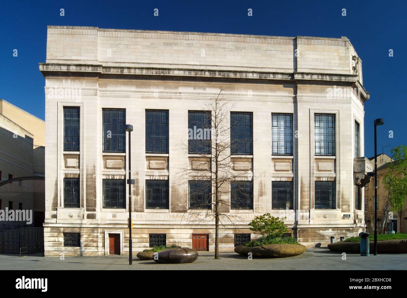UK,South Yorkshire,Sheffield,Tudor Square,Central Library Stock Photo ...