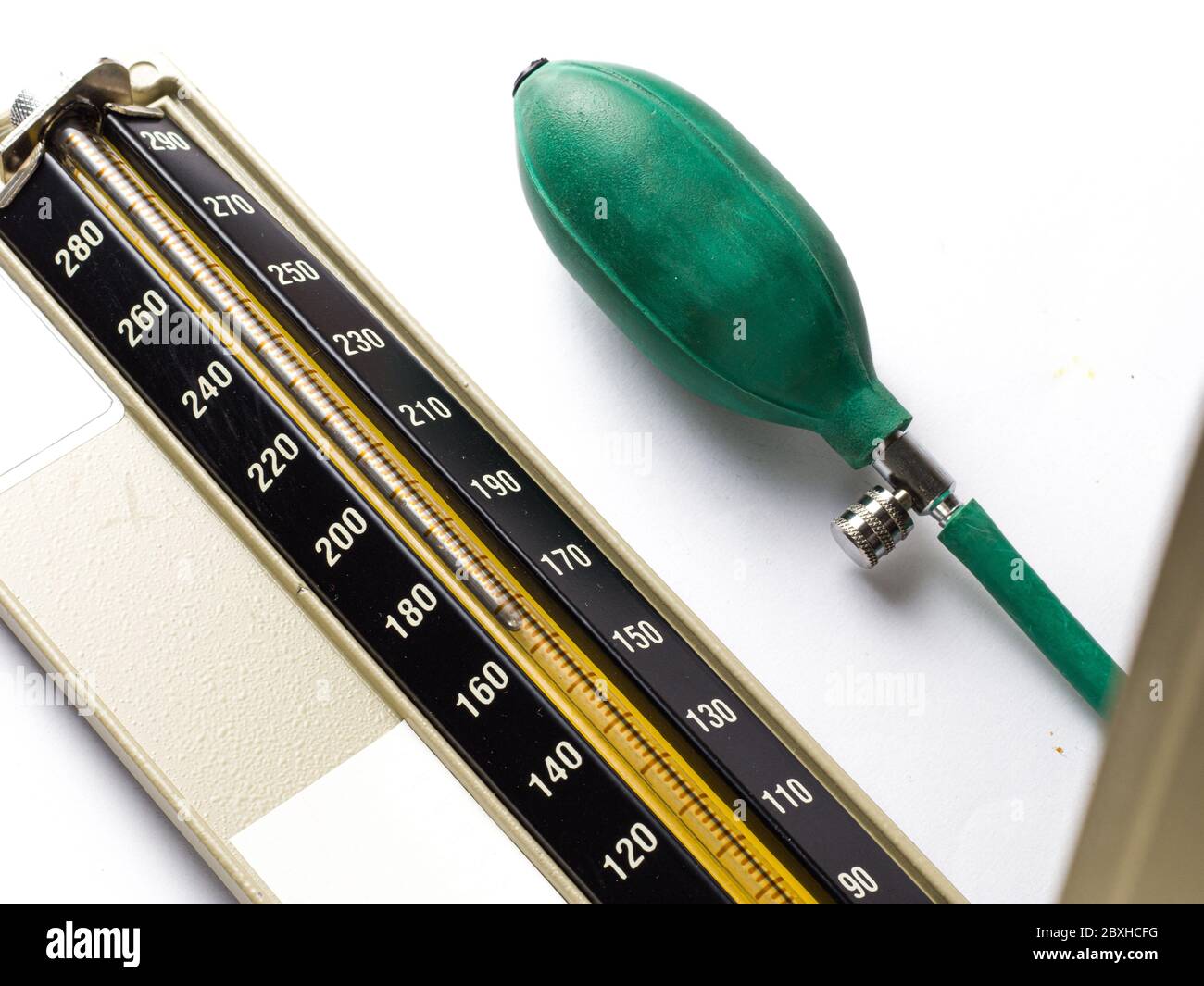 Vintage sphymomanometer - A blood pressure measuring machine stock ...