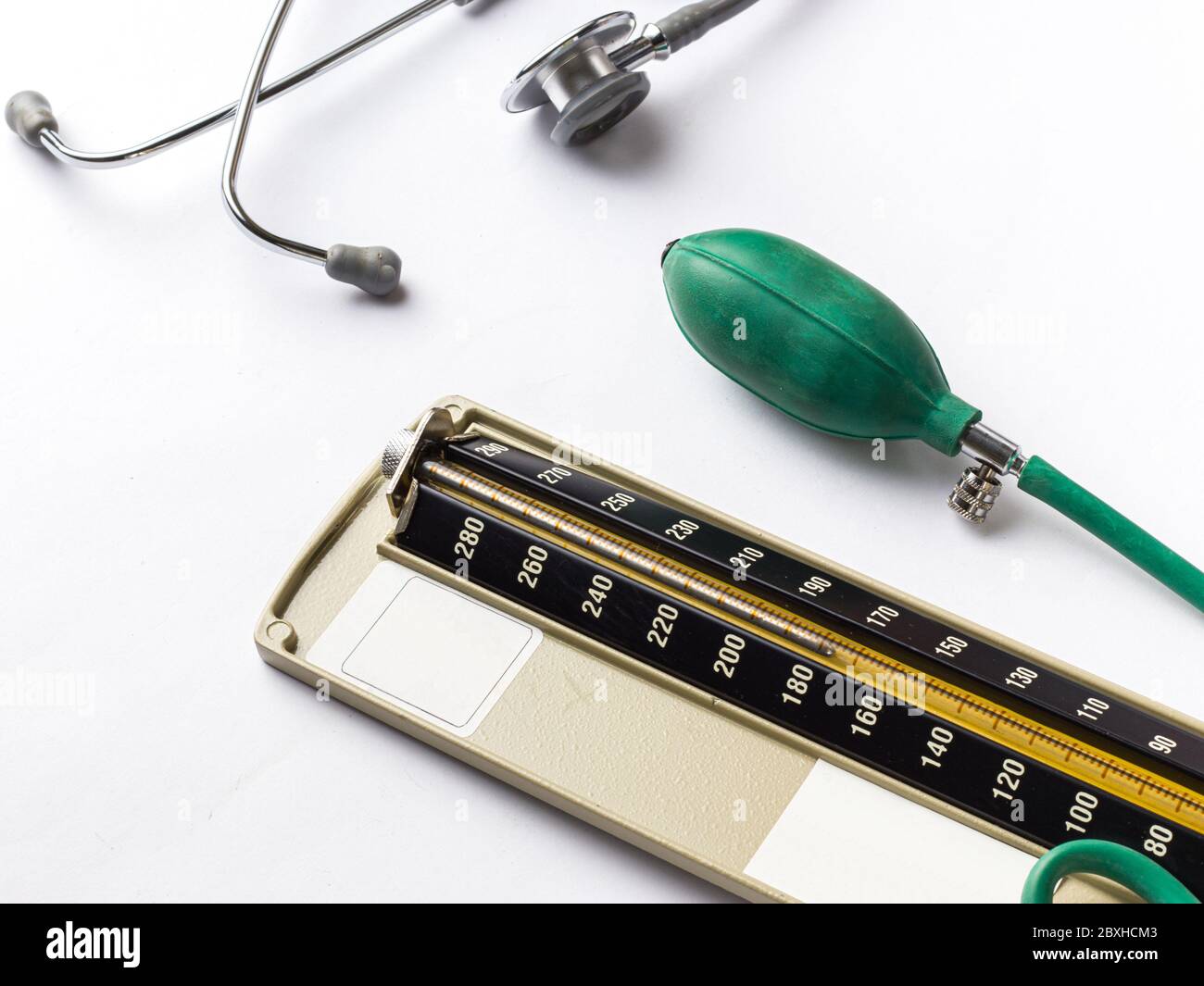 Vintage sphymomanometer - A blood pressure measuring machine stock ...