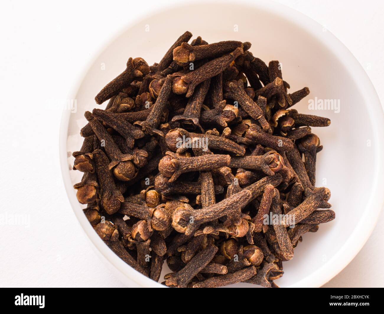 Dried Clove / indian spice laung isolated stock photo with white ...