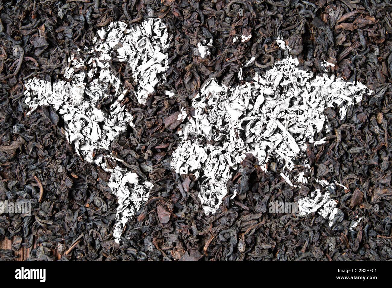 Tea trade map hi-res stock photography and images - Alamy