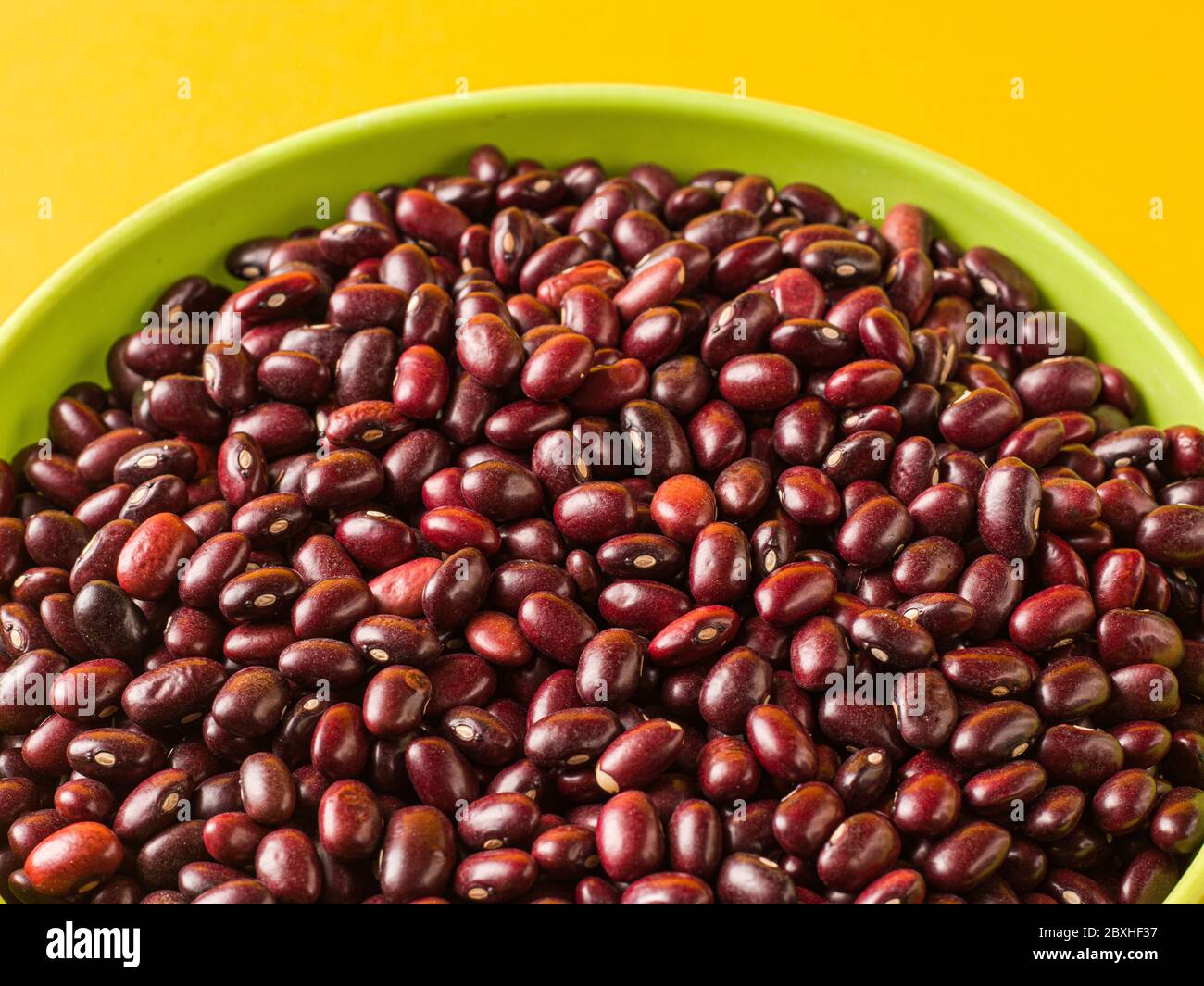 Red kidney beans isolated with white background stock image Stock Photo ...