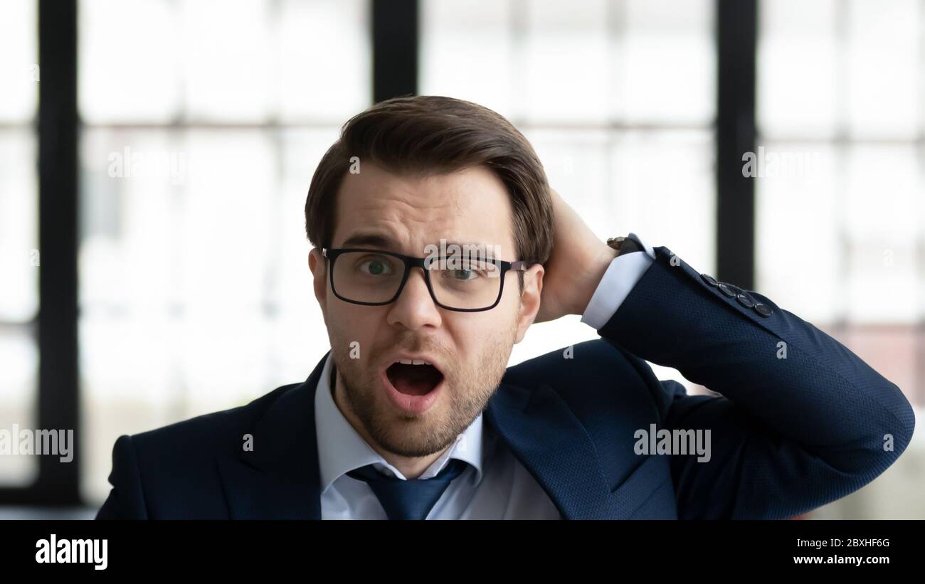 Horrified look hi-res stock photography and images - Alamy
