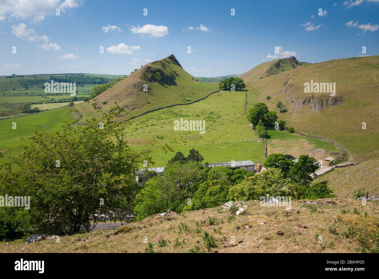 Chrome Hill in Peak District UK Stock Photo - Alamy