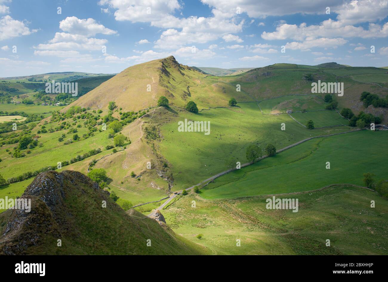 Chrome Hill in Peak District UK Stock Photo - Alamy