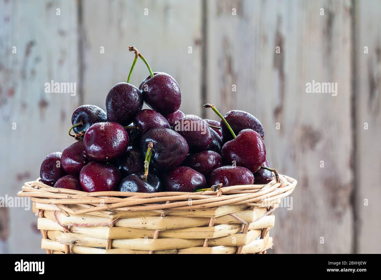 Black cherries hi-res stock photography and images - Alamy