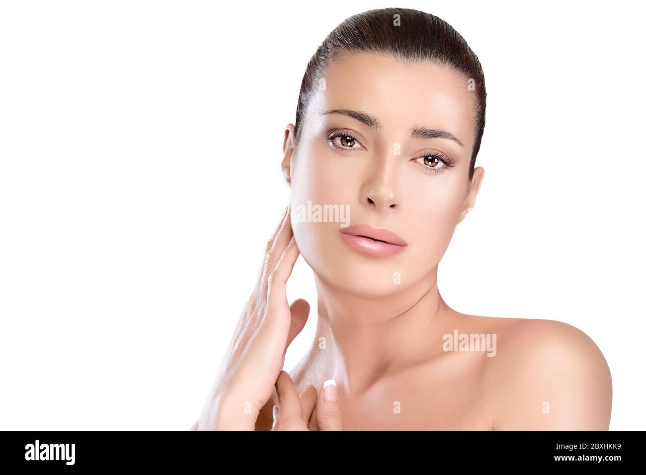Serene expression hi-res stock photography and images - Alamy