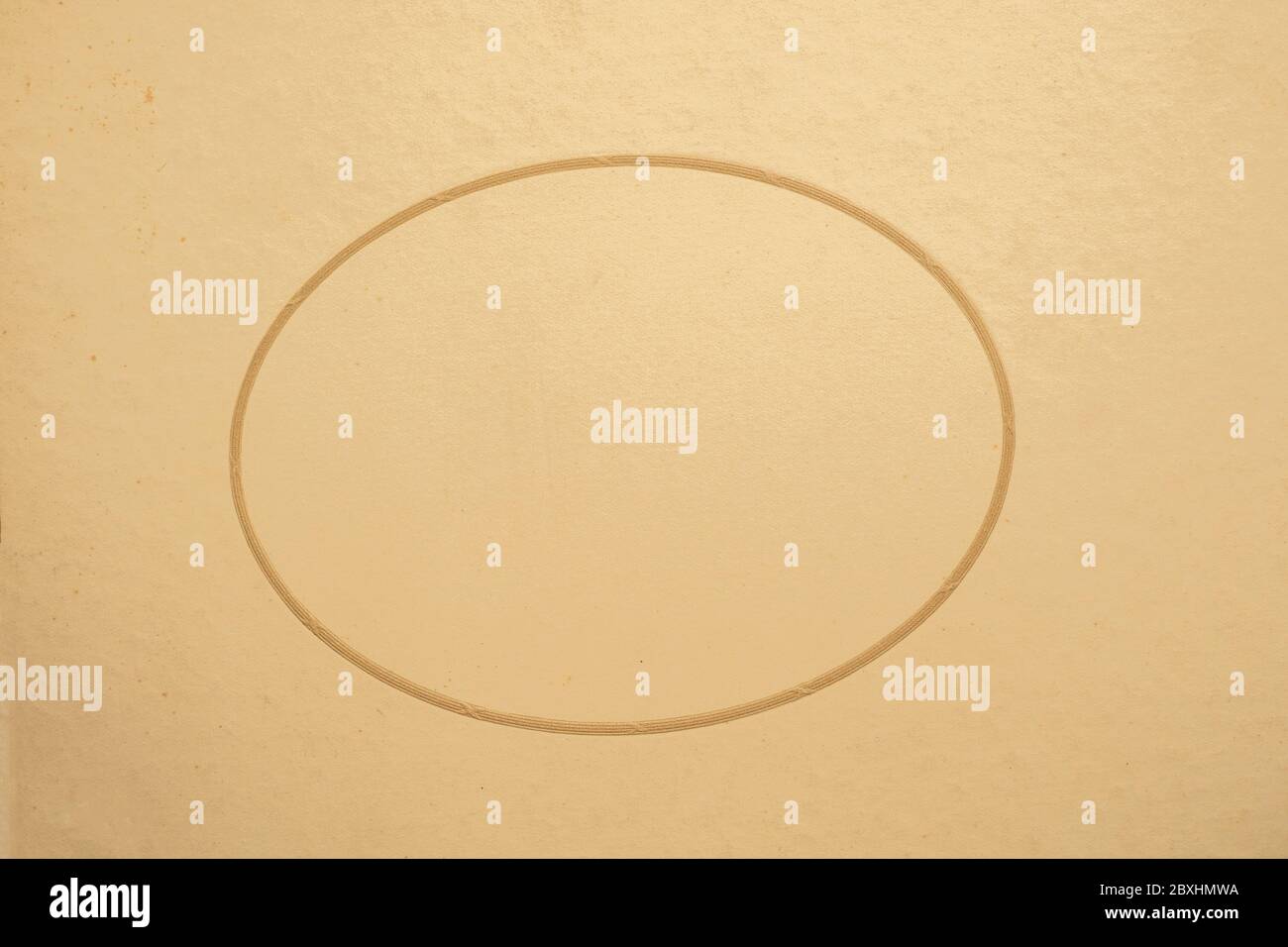 Oval antique photo matte circa 1920. Vintage cardboard frame Stock ...