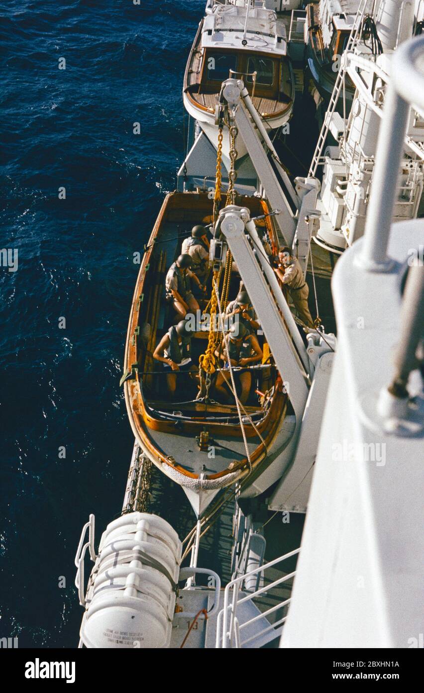 German Navy training ship Deutschland on its 55th training journey, May ...