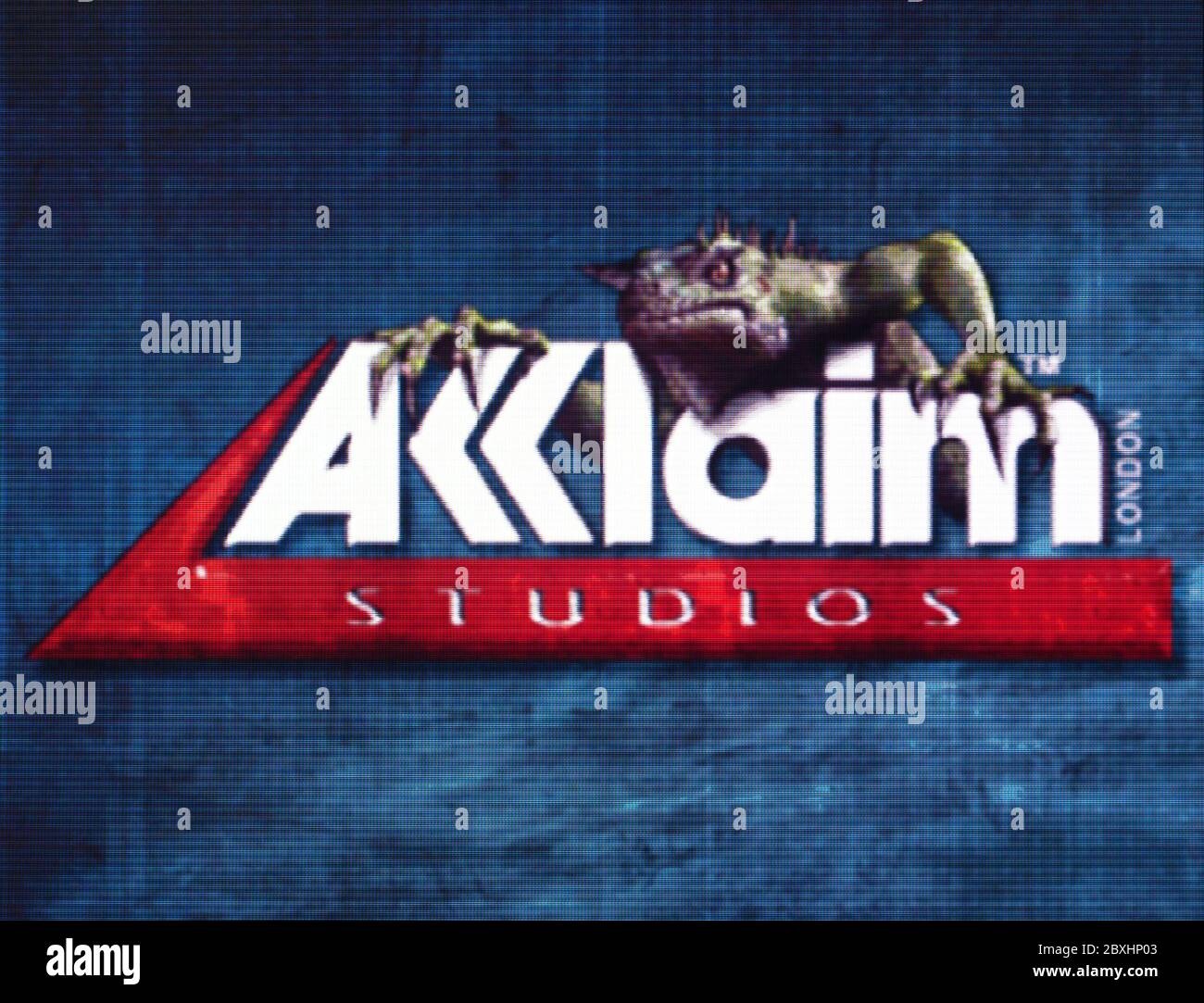 Aklaim Studios Developer Logo - Nintendo 64 Videogame - Editorial use ...