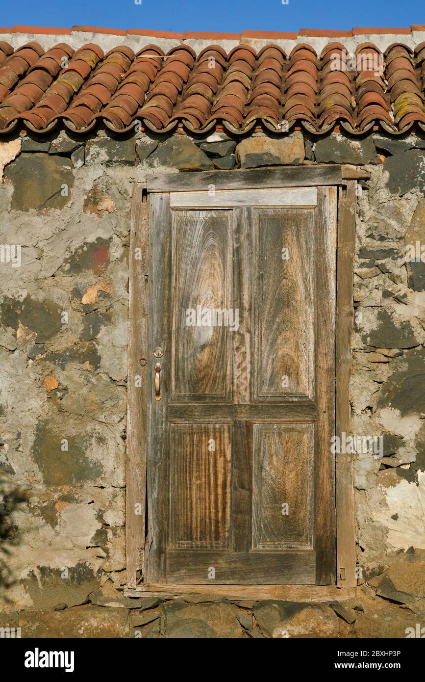 Morbid wooden door of an very old home Stock Photo - Alamy