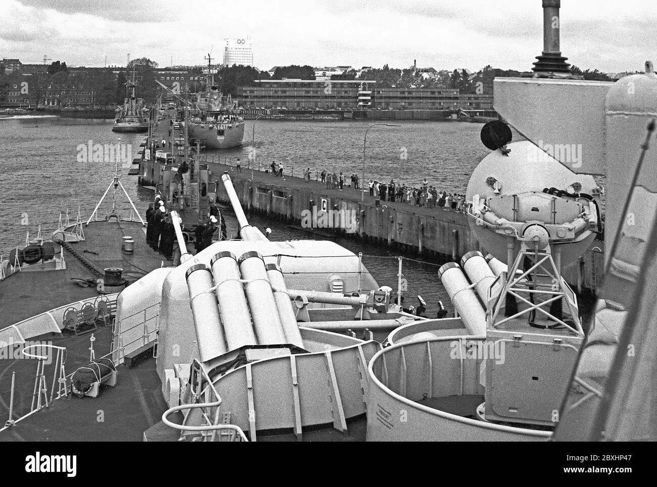 1980s naval ship Black and White Stock Photos & Images - Alamy