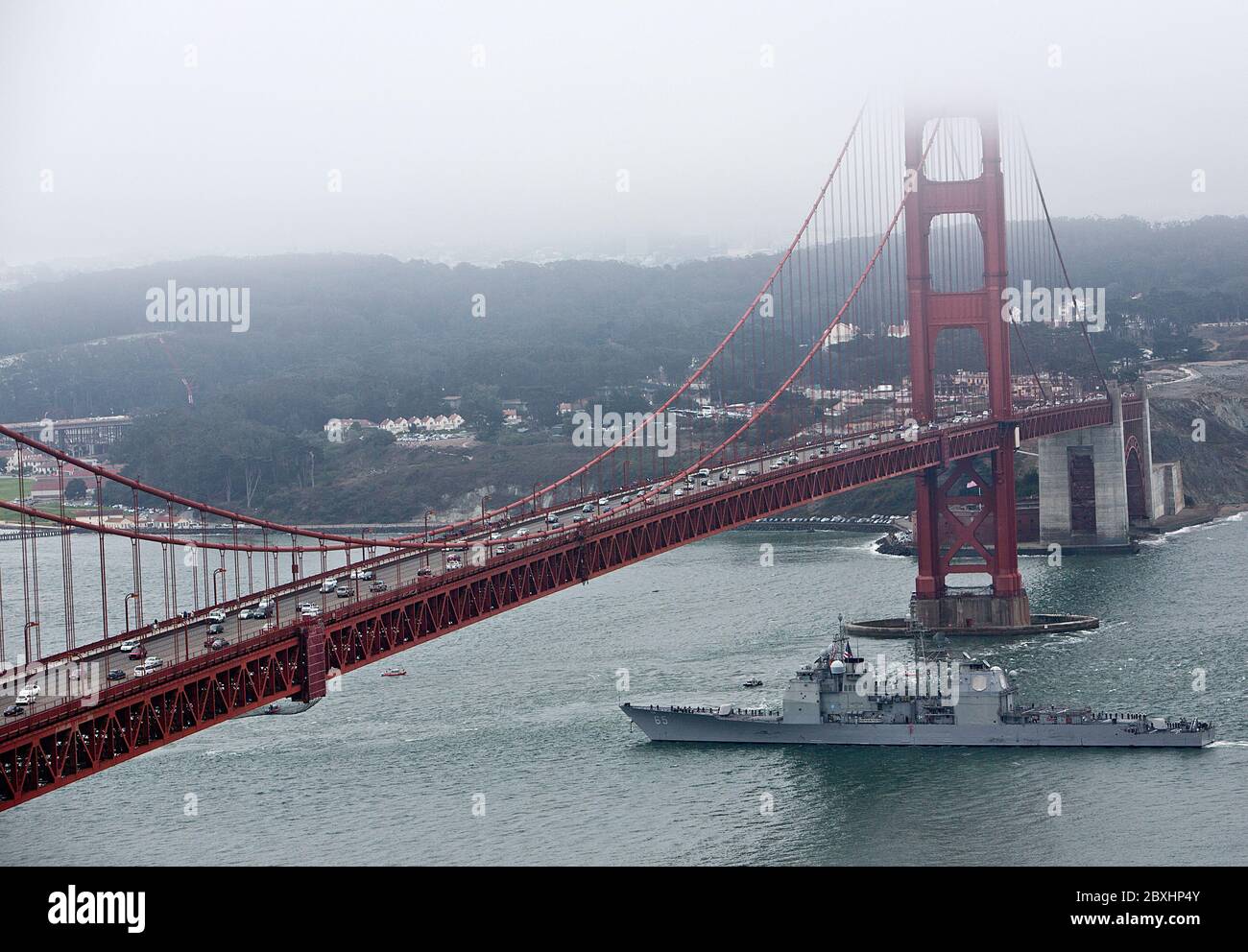 Fleet Week and the Golden Gate Bridge Stock Photo - Alamy