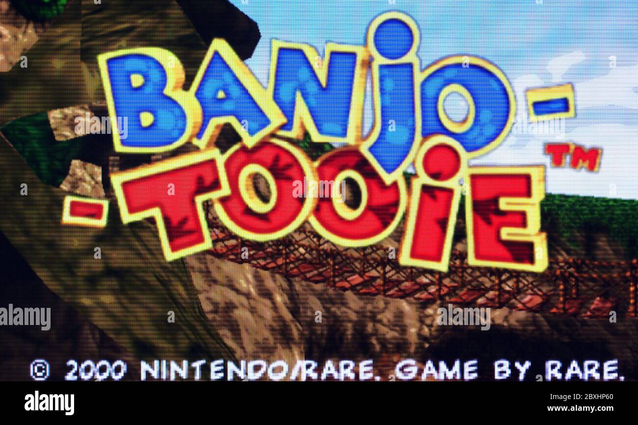 Banjo-Tooie - Nintendo 64 Videogame - Editorial use only Stock Photo ...