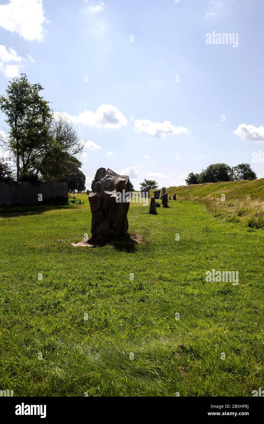 Ancient neolithic and bronze age stone monuments hi-res stock ...