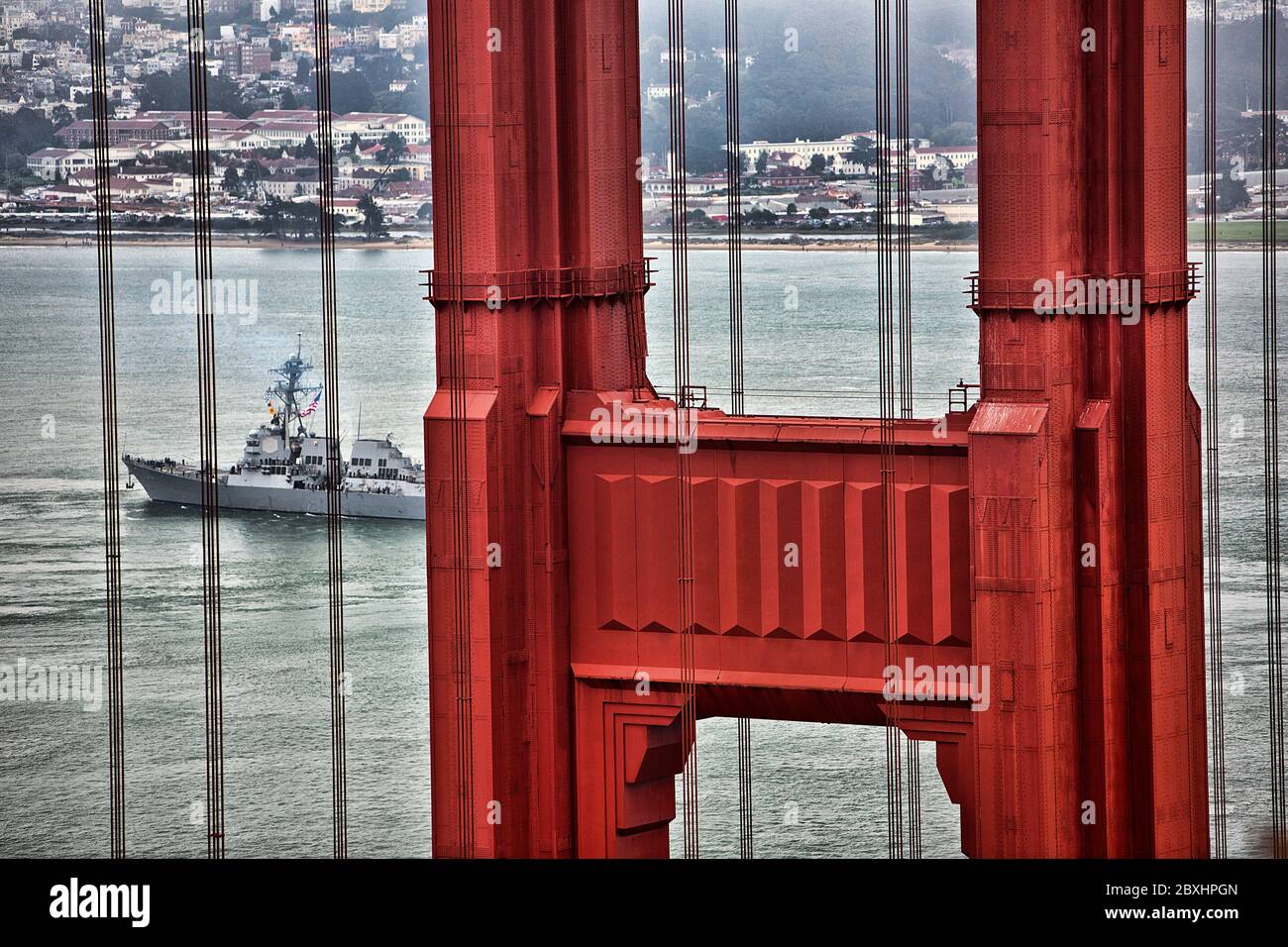 Fleet Week and the Golden Gate Bridge Stock Photo - Alamy