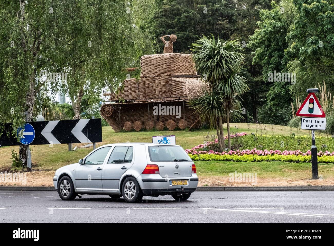 Tank roundabout hi-res stock photography and images - Alamy
