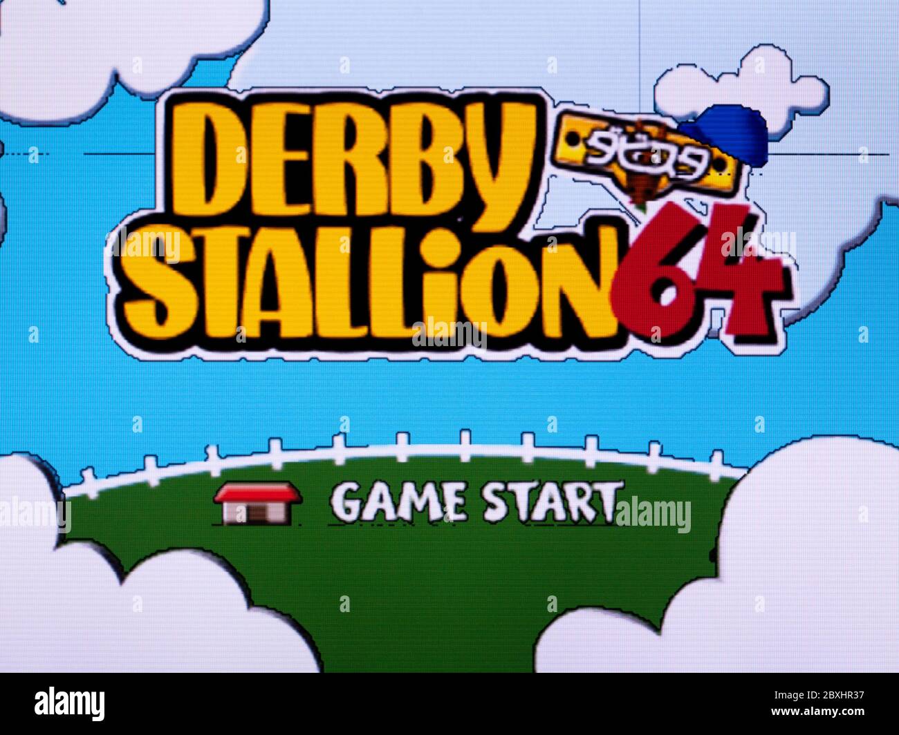 Derby Stallion 64 - Nintendo 64 Videogame - Editorial use only Stock ...