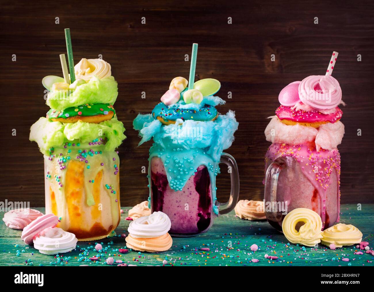 Strawberry candy floss hi-res stock photography and images - Alamy